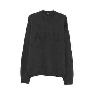 A.P.C. A.p.c., Homme, Pulls, Gris, Taille: L Pull en laine George