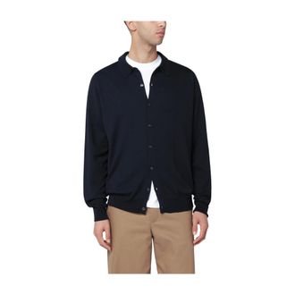 John Smedley Homme, Pulls, Noir, Taille: XL Tibor Merino Cardigan