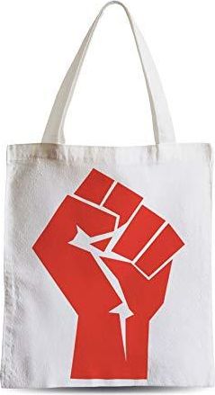 Fabulous Grand Sac Shopping Plage Etudiant Poing Serre Resistance Militant Partie Communiste Anarchiste