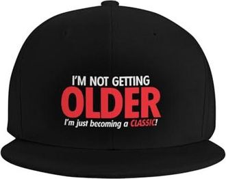 Generic Je suis Vieux, mais Je suis Cool. Homme Femme Casquette De Baseball L&egrave;g&eacute;re Strapback Cap Mode Chapeaux Pare-Soleil pour Adulte Golf Hip Pop