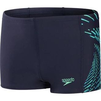 Speedo Kinder Badehose PLMT PRNT ASHT JM NAVY/GREEN