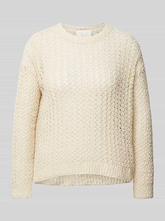 Marella Strickpullover mit Lochstickerei Modell RIVA