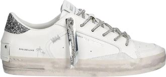 Crime London Femme, Chaussures, Blanc, Taille: 40 EU SK8 Deluxe Always Shining