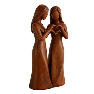 Generic Schwestern-Freundschaftsharz-Statue, Kunstharz-Sammlerfreund-Ornament, handbemalte Schwestern-Skulptur f&uuml;r Wohnzimmer, Schlafzimmer, Arbeitszimmer, Ki