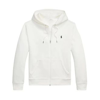 Polo Ralph Lauren Homme, Sweatshirts et sweats &agrave; capuche, Blanc, Taille: L SweaT-shirt z zipp&eacute;