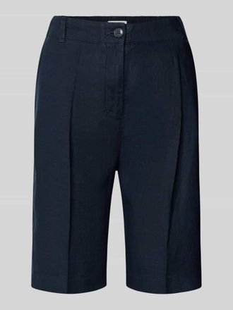 Christian Berg Leinenshorts mit Eingrifftaschen