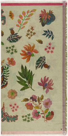 Codello Tuch Mit Glitzergarn gruen