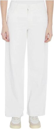 Mother Spinner Zip Sneak - - Jeans - Damen - Wei&szlig; - W30
