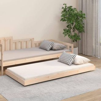 vidaXL Massivholzbett ohne Matratze 90x190 cm Kiefer vidaXL