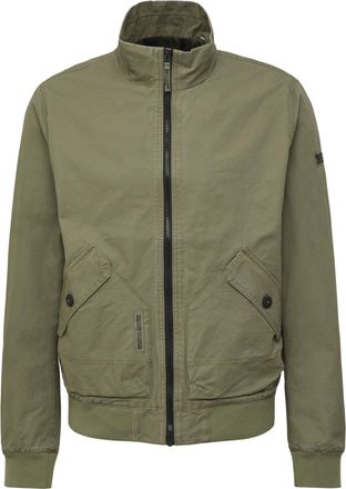 s.Oliver Hochwertiger Baumwoll-Blouson mit Kontrast-Details olivgrün XL