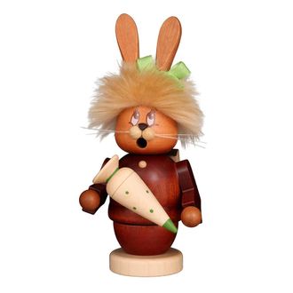 Christian Ulbricht R&auml;ucherm&auml;nnchen Miniwichtel Hase ABC Sch&uuml;tze - 16 cm