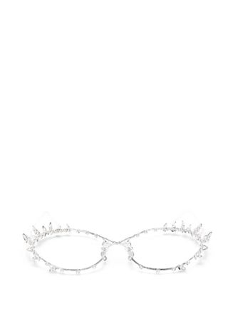 Yvmin Sunglasses Silver Eyelash