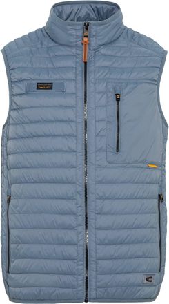 Camel Active Herren Leichte Steppweste aus recyceltem Polyamid Blau, menswear-54