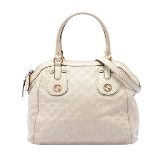 Gucci Pre-owned Vintage Satchel - Femme - Pre-owned - Blanc - Taille: ONE Size