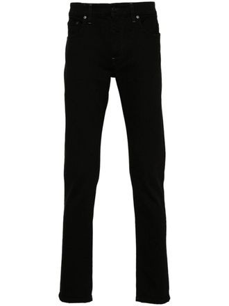 Pantaloni Torino jean slim Swing &agrave; taille basse - Noir