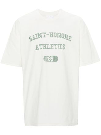 1989 STUDIO Saint Honore Athletics T-Shirt - Wei&szlig;