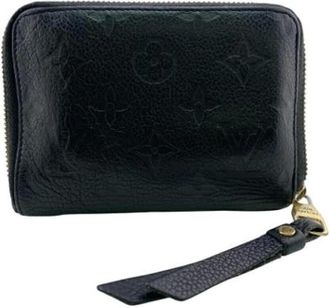 Louis Vuitton unisex, Pre-owned, Noir, Taille: ONE Size Portefeuille en toile Pre-owned