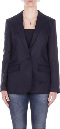 Ralph Lauren Femme, Vestes, Bleu, Taille: 38 FR Lauren Blazer