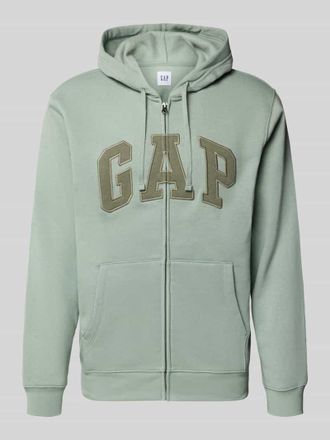 GAP Sweatjacke mit Logo und K&auml;nguru-Tasche