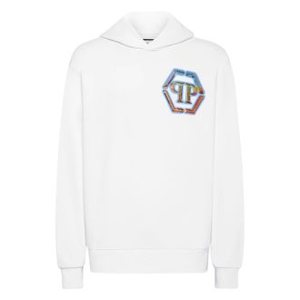 Philipp Plein Herren, Sweatshirts & Hoodies, Wei&szlig;, MGr&ouml;&szlig;e