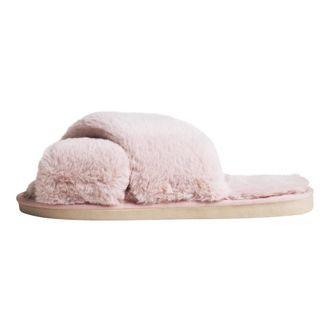 Americandreams Americandreams, Femme, Chaussures, Rose, Taille: 36 EU Lou Faux Fur Slippers