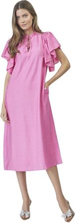 Co'Couture Femme, Robes, Rose, Taille: 42 FR Robes Midi
