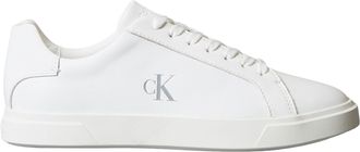 Calvin Klein Damen Cupsole Sneaker Low Pro aus Leder, Wei&szlig; (Triple Bright White), 42