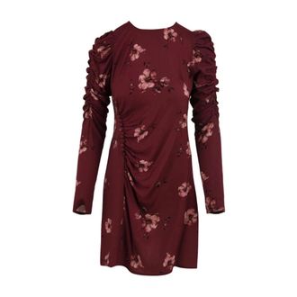Mar De Margaritas Dora Kurzes Kleid mit Rundhalsausschnitt - - Dresses - Damen - Rot - S