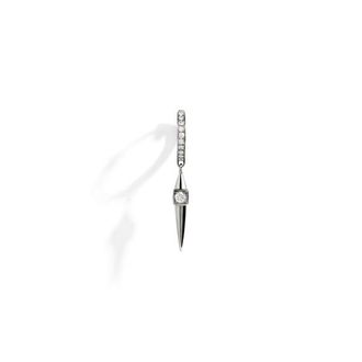 Statement Silber- und Diamantschnalle - Silber