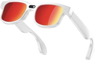 Generico Lunettes intelligentes avec appareil photo - dispositif anti-vidange pour traduction de lunettes de soleil, intelligentes avec IA int&eacute;gr&eacute;e | Pour fami