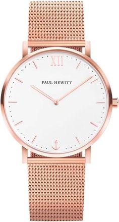 Paul Hewitt Femme, Accessoires, Rose, Taille: ONE Size Sailor Line Watch