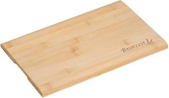 KESPER Brotzeitbrett, Bambus, Braun, 32x21x1,5 cm, glatter Rand, feuchtigkeitsabweisend, 58410