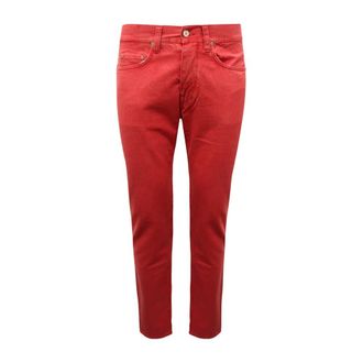 Mauro Grifoni Delav&egrave; Denim Rocco Hose - - Jeans - Herren - Rot - W30