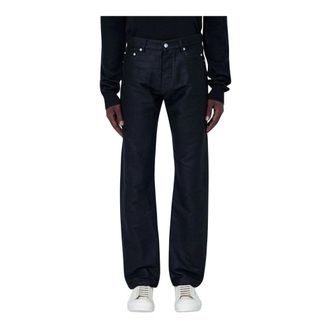 Rick Owens Homme, Jeans, Noir, Taille: W30 Pantalon droit en denim
