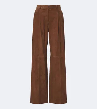 Arma Pantalon ample Dena en daim