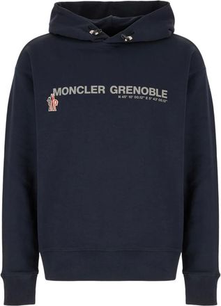 Moncler Homme, Sweatshirts et sweats &agrave; capuche, Bleu, Taille: XL Sweat &agrave; capuche