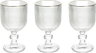 Tognana Eclipse, lot de 3 verres 260 cc, verre transparent