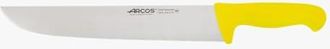 Arcos Serie 2900 - Metzgermesser Steakmesser - Klinge Nitrum Edelstahl 300 mm - HandGriff Polypropylen Farbe Gelb