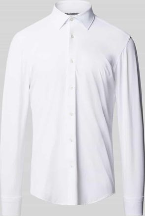 HUGO BOSS Slim Fit Business-Hemd mit Kentkragen Modell Hank