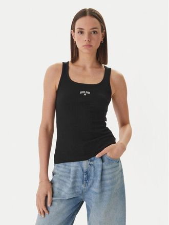 Guess Top W6GPZ2 KA0H1 Schwarz Slim Fit