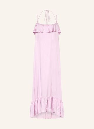 Essentiel Kleid Jeste Mit R&uuml;schen lila