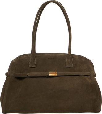 Orciani Crossbody Bags - Suede handbag - Gr. unisize - in Grün - für Damen