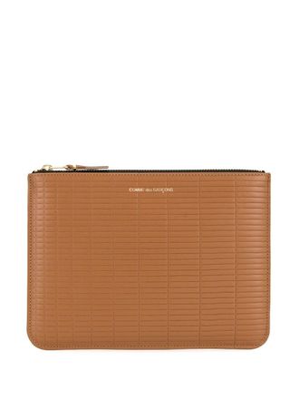 Comme Des Garçons portefeuille Brick Line - Marron