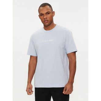 Calvin Klein T-Shirt Hero K10K111346 Himmelblau Regular Fit