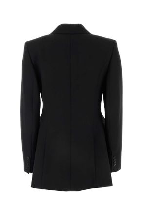 Balenciaga Womens Black Wool Blazer T Giacche E Gilet Jacket