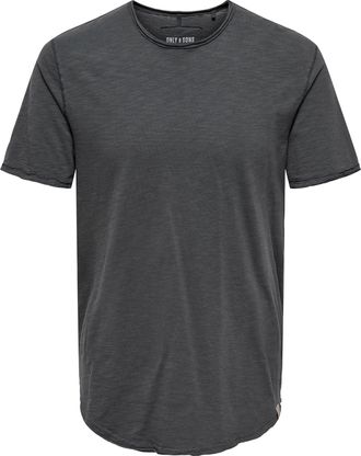 Only & Sons Herren Onsbenne Longy Ss Tee Nf 7822 Noos, Grey Pinstripe, XXL EU