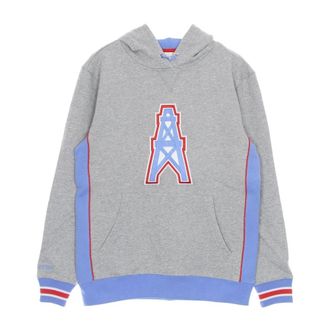 Mitchell & Ness Houston Oilers Hoodie Schwere Fleece - - Sweatshirts & Hoodies - Herren - Grau - S