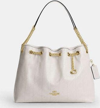 Coach Evelyn Schultertasche Mit Steppung Und Anh&auml;nger