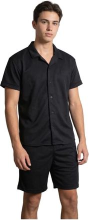 Redskins Homme, V&ecirc;tements de nuit et de d&eacute;tente, Noir, Taille: L Ensemble T-shirt et Short