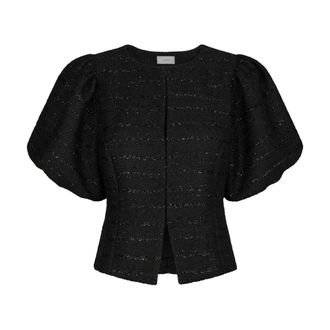 Neo Noir Anela Boucle Bluse - - Blouses & Shirts - Damen - Schwarzk - L